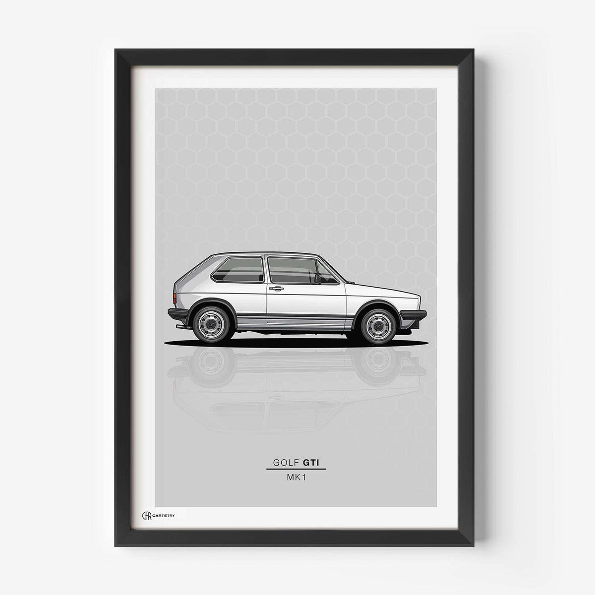 VW Golf 1 GTI Poster | CARTISTRY®